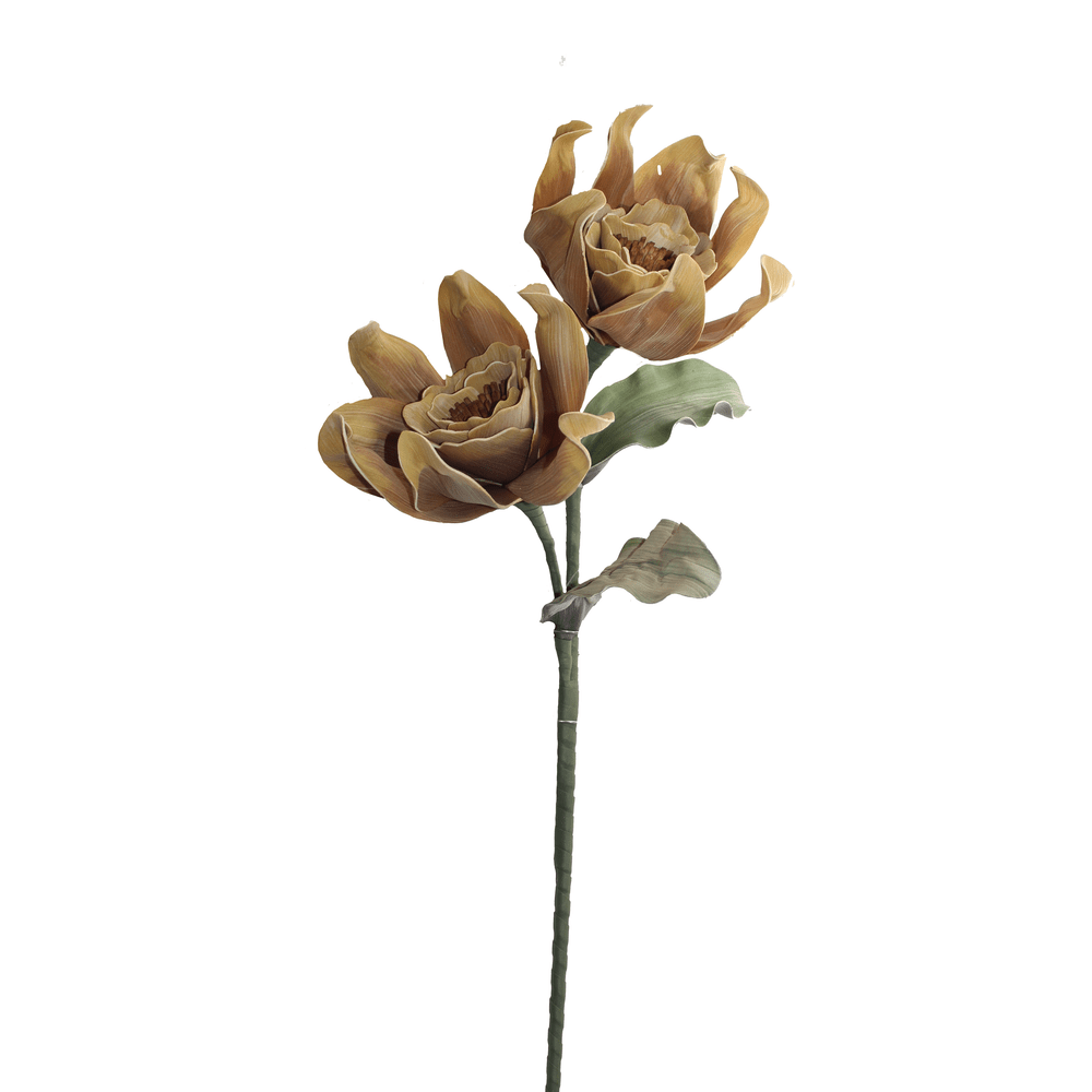 ESPIGA NARCIZO X 2 NARANJA 85CM - Gio Home – Árboles de Navidad y ...
